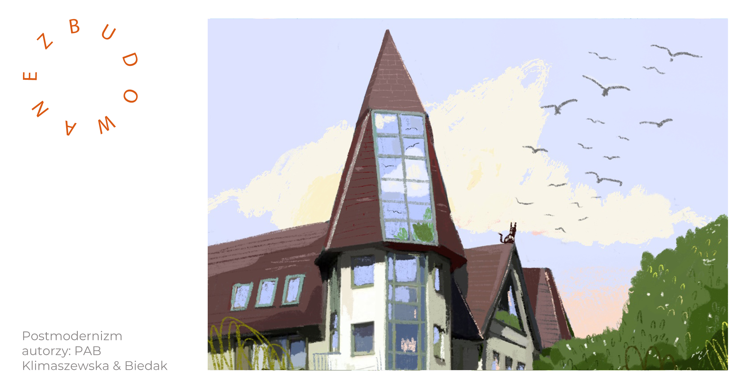 Postmodernizm. Zbudowane - spacer architektoniczny - Sztuka architektury