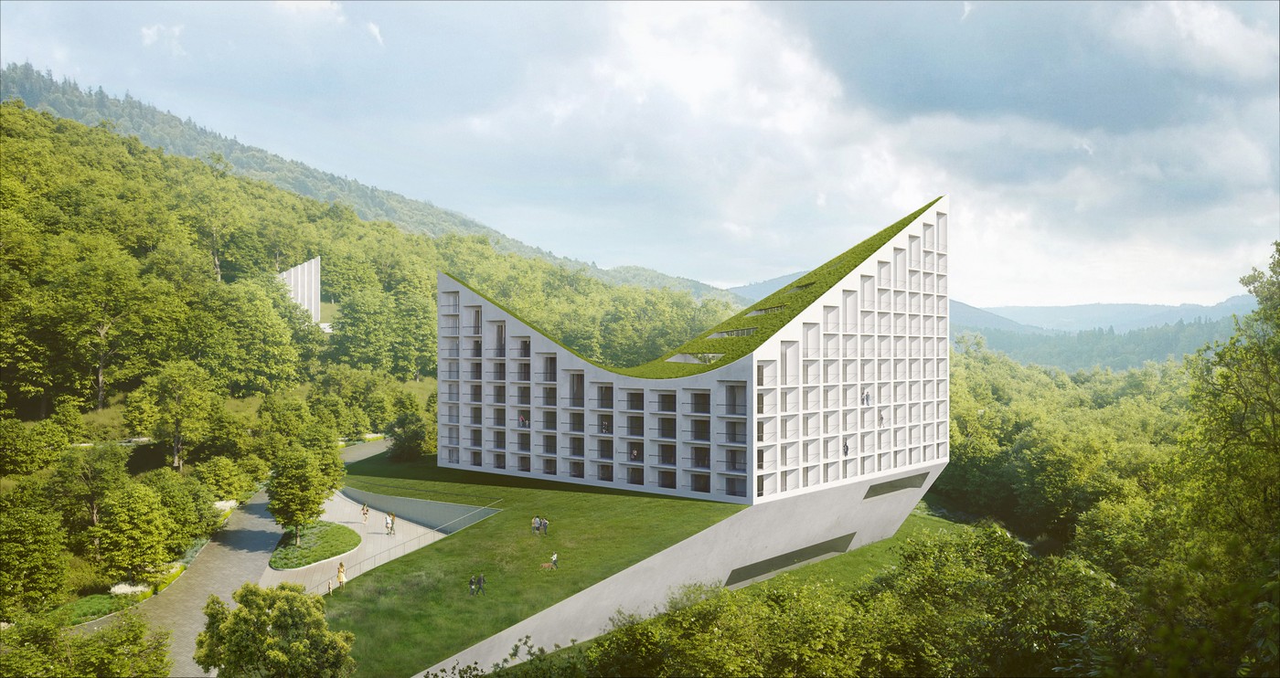 Twórcza kontynuacja - rozbudowa Uzdrowiska Ustroń - Sztuka architektury