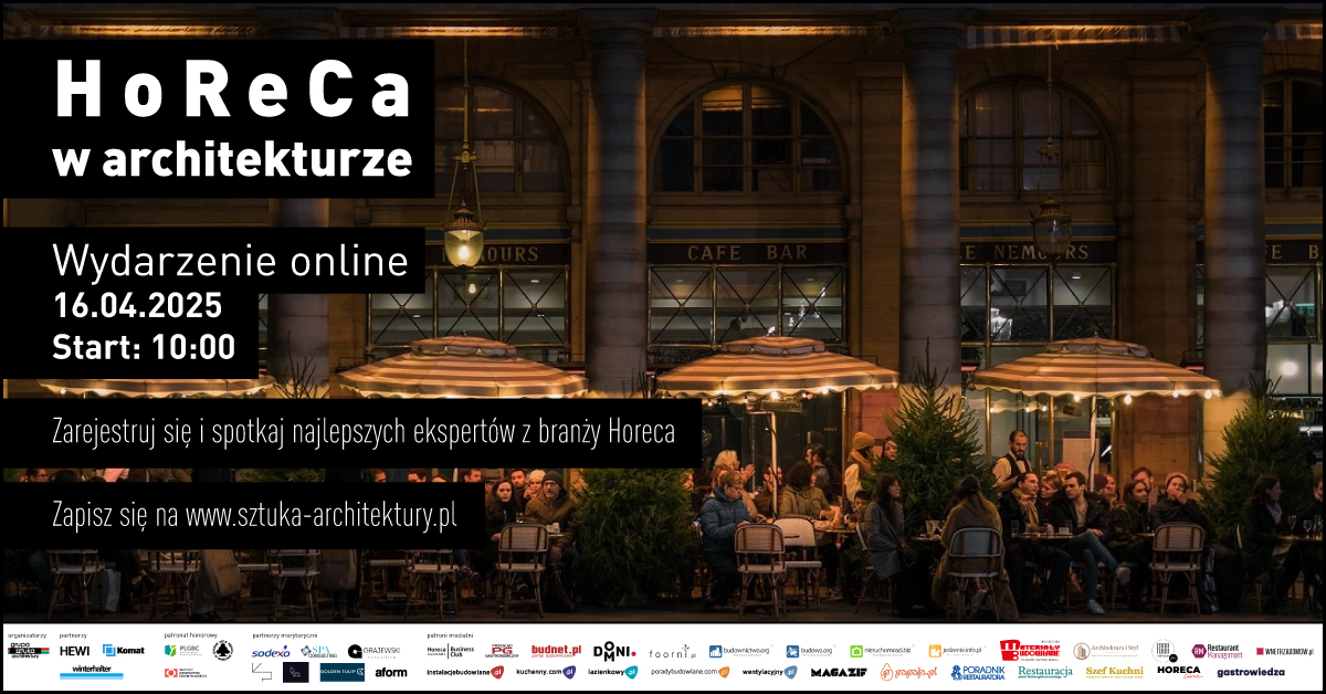 Horeca w architekurze. Szkolenie online - Sztuka architektury
