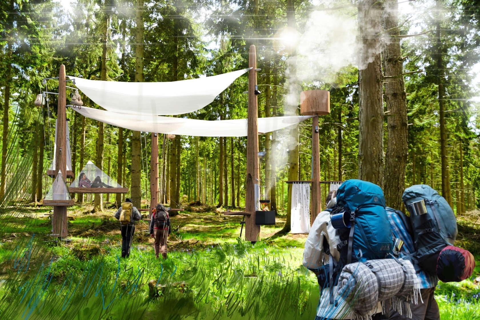 Human Forest - pomysł na lato - Sztuka architektury