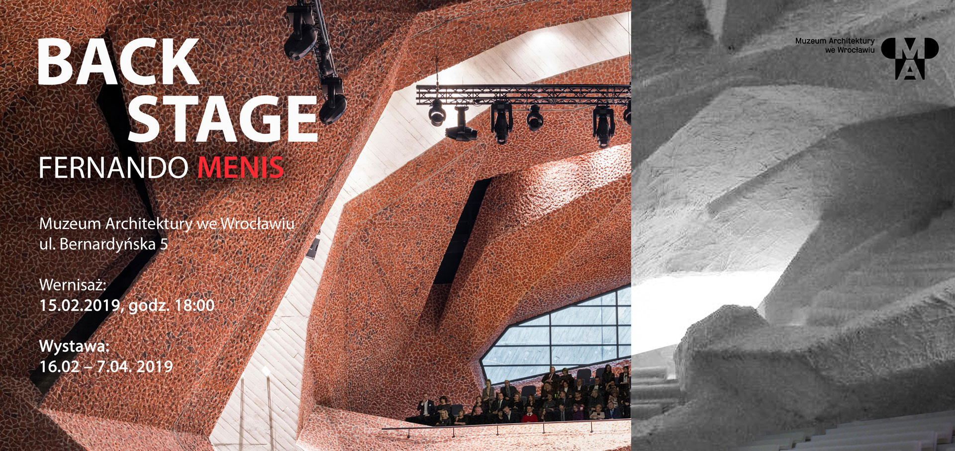 Backstage. Fernando Menis - wystawa architektoniczna - Sztuka architektury