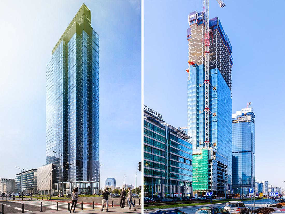 Warsaw Unit i jego niezwykła elewacja - Sztuka architektury